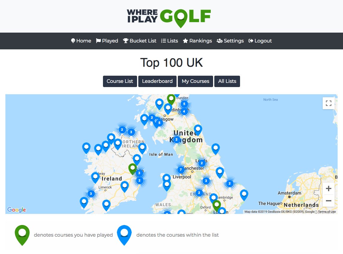 Golf Business News - Golfshake Launches New Where I Play Golf Service