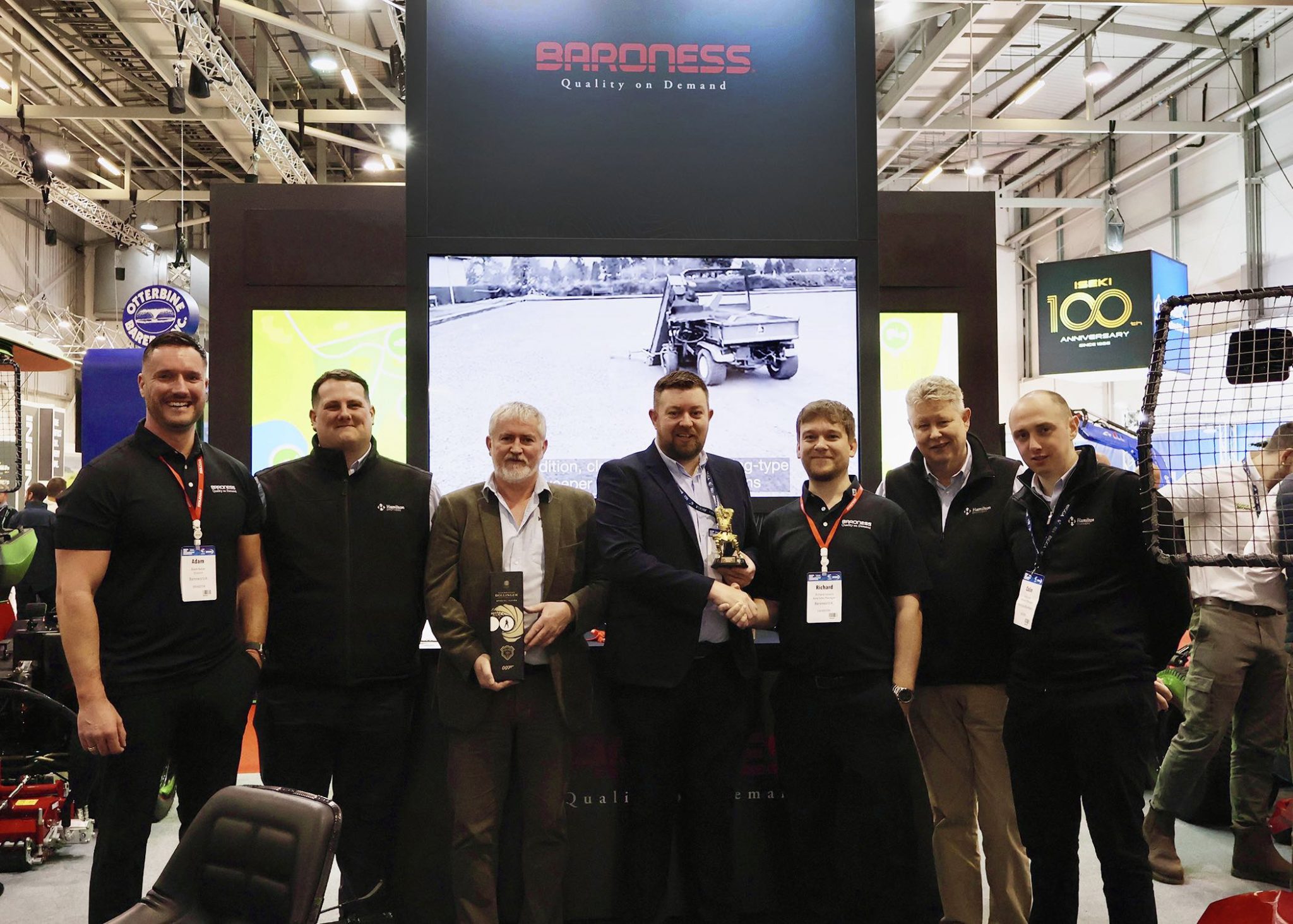 Golf Business News - Baroness UK celebrate dealer success at BTME